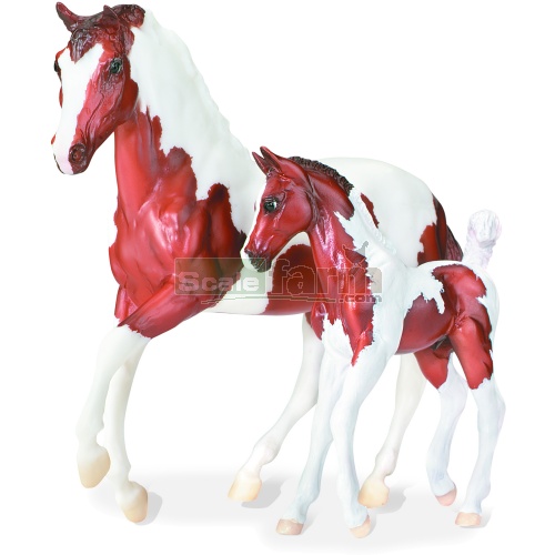 Breyer 62006 - Pinto Sport Horse & Foal