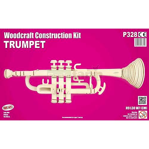 Quay P328 - Trumpet Woodcraft Construction Kit
